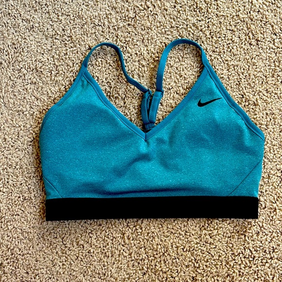 Nike | Intimates & Sleepwear | Turquoise Nike Sports Bra | Poshmark
